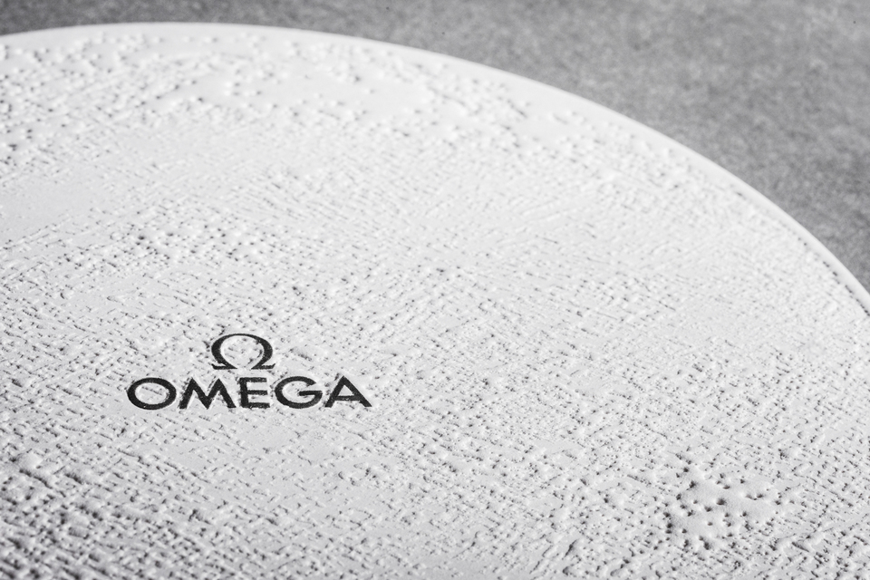 Omega Moon Textured Card Invitation - Downey