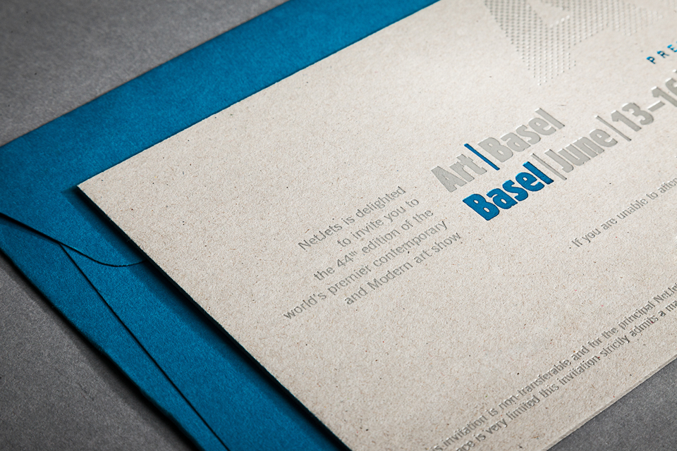 Netjets Arty Art Basel Invitation | Downey