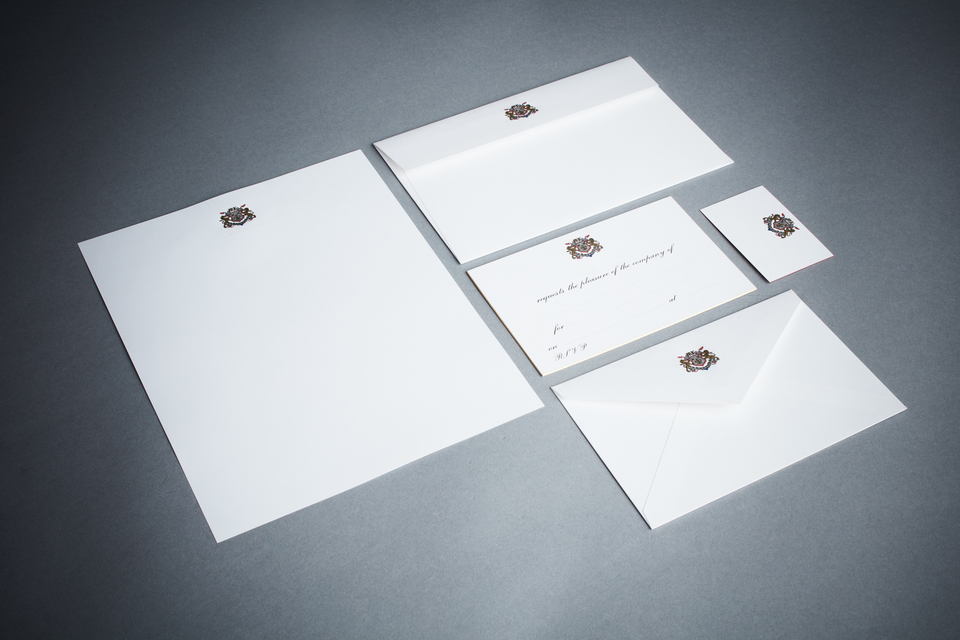 Coat of Arms Stationery Set | Downey