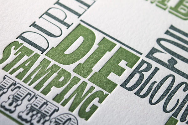 Our Letterpress Printing Finish | Downey