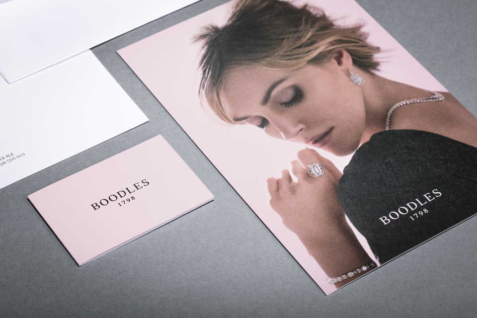 Boodles Corporate Stationery Suite | Downey